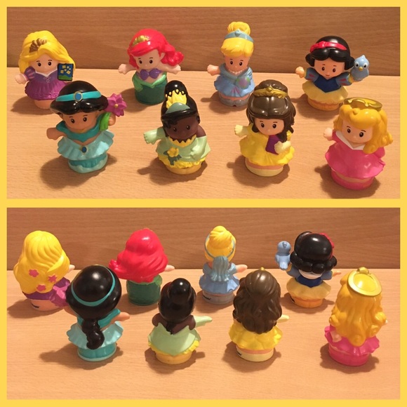 Fisher-Price | Toys | 8 Deluxe Disney Little People Princesses Bundle ...